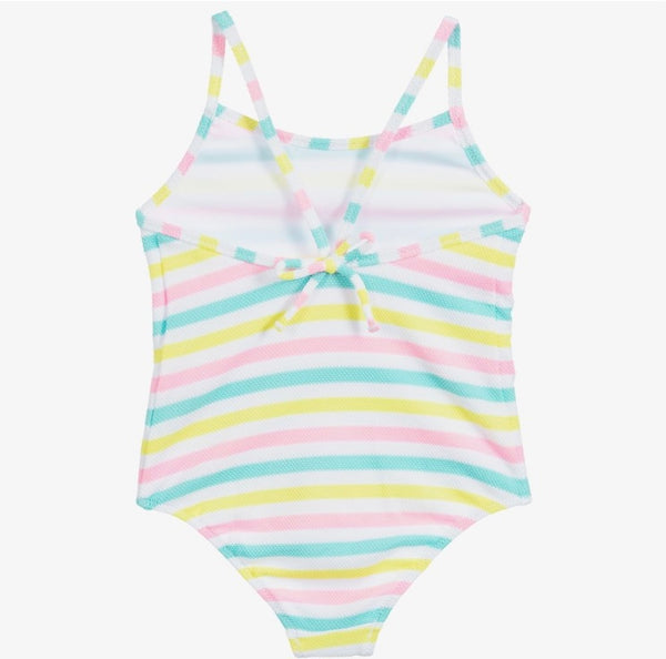 SUNUVA~ 1 pc multi stripe strappy swimsuit | RELAX HAMPTON
